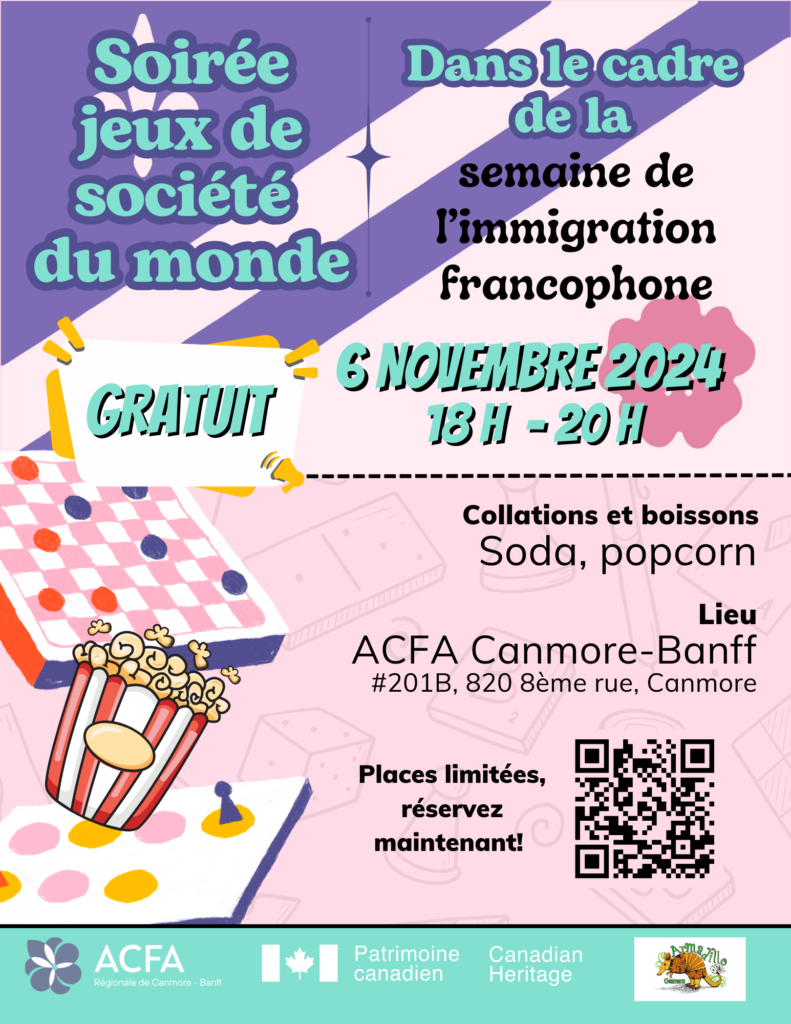 Jeux de société du monde - Semaine de l'immigration francophone